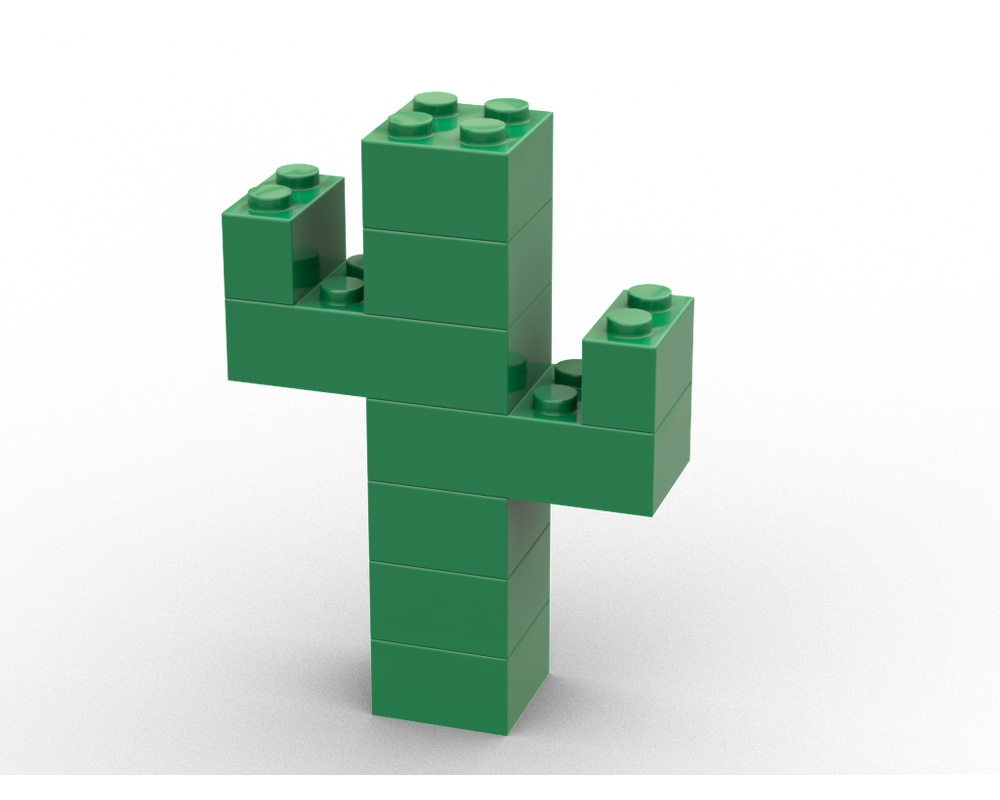 LEGO Set 4013-1-c49 Cactus (2003 Make & Create) | Rebrickable - Build ...