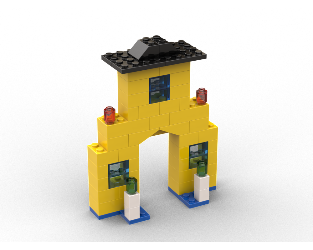 LEGO Set 4013-1-c57 Historic Town Gate (2003 Make & Create ...