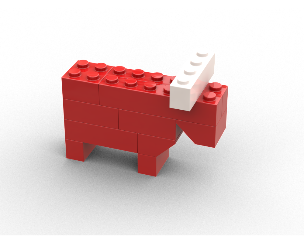 LEGO Set 4013-1-c75 Cow (2003 Make & Create) | Rebrickable - Build with ...