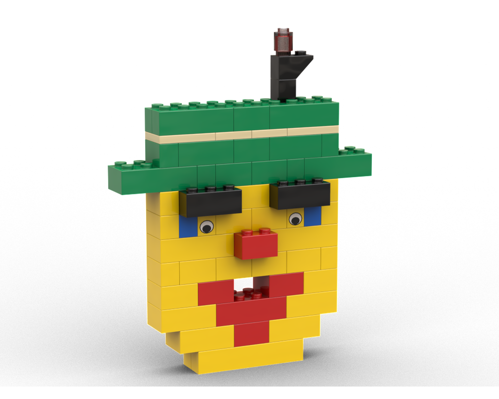 LEGO Set 4013-1-c87 Halloween Face (2003 Make & Create) | Rebrickable ...