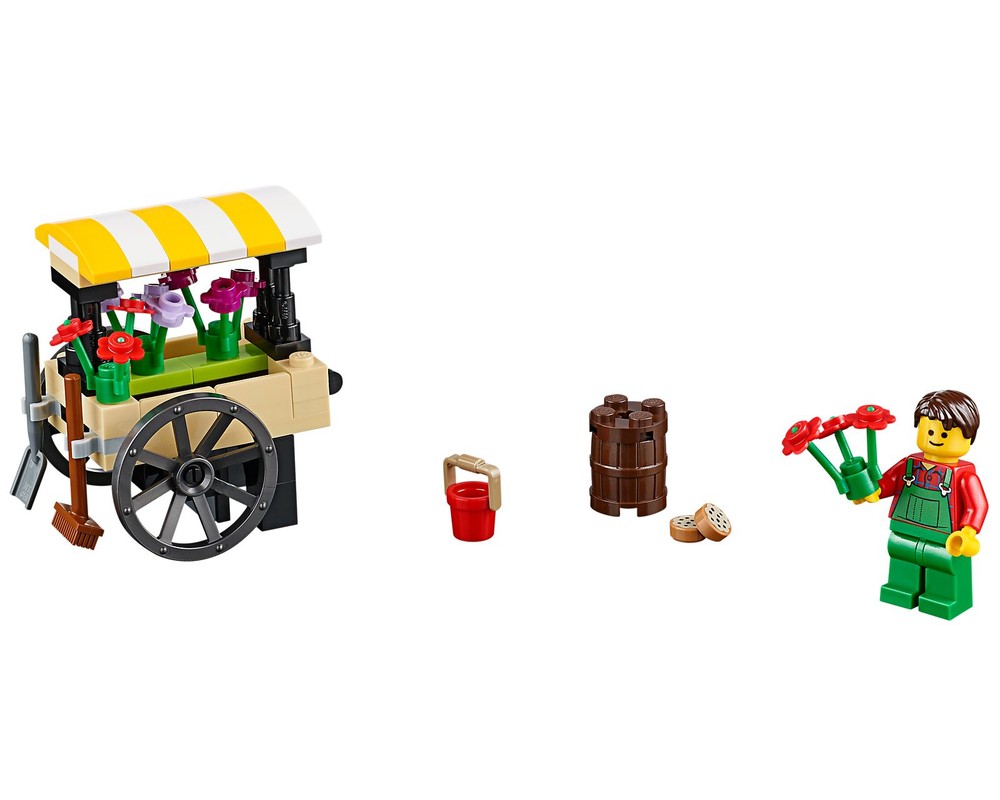LEGO Set 40140-1 Flower Cart (2015 Creator) | Rebrickable - Build with LEGO