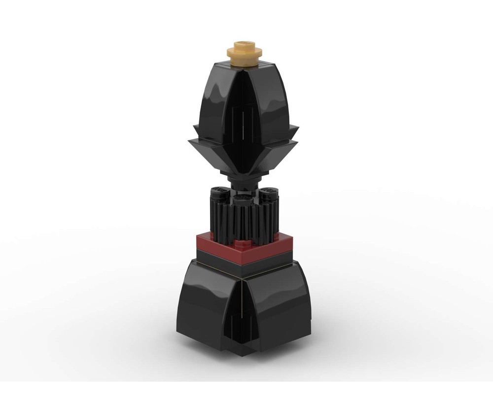 LEGO Set 40174-1-s10 Black Bishop (2017 Other) | Rebrickable - Build ...