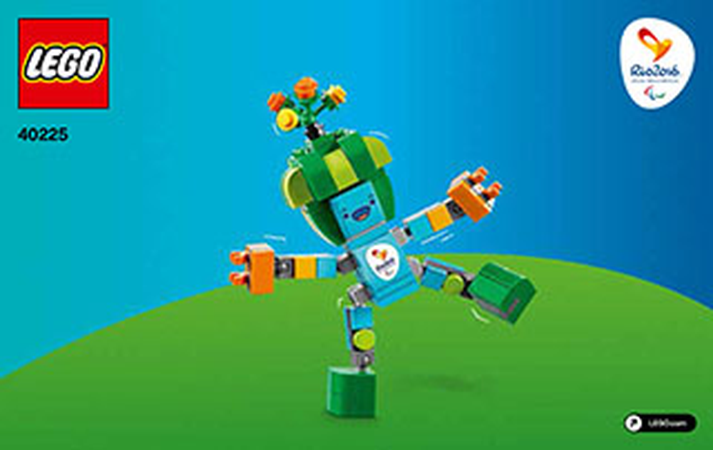 LEGO Set 40225-1-s2 Tom (Rio 2016 Paralympic Mascot) (2016 Promotional ...