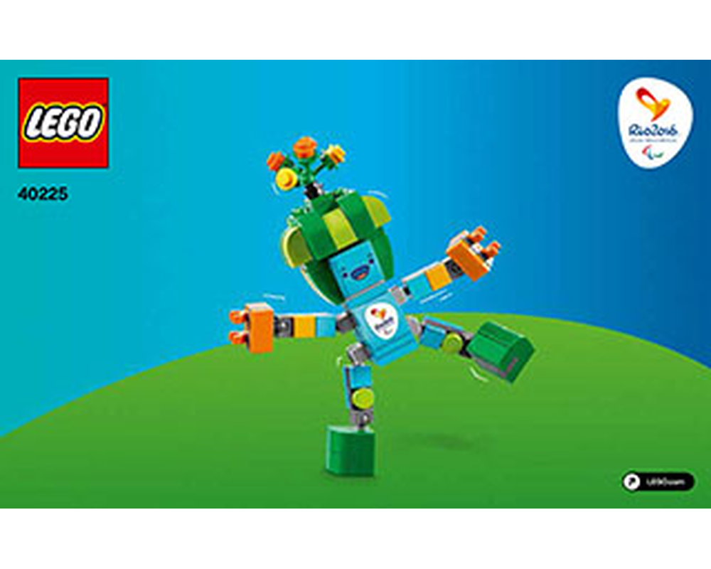 LEGO Set 40225-1-s2 Tom (Rio 2016 Paralympic Mascot) (2016 Promotional ...