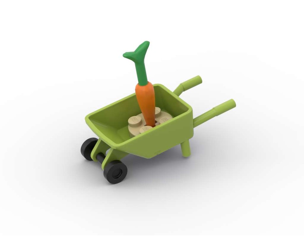 LEGO Set 40237-1-s4 Wheelbarrow (2017 Seasonal > Easter) | Rebrickable ...