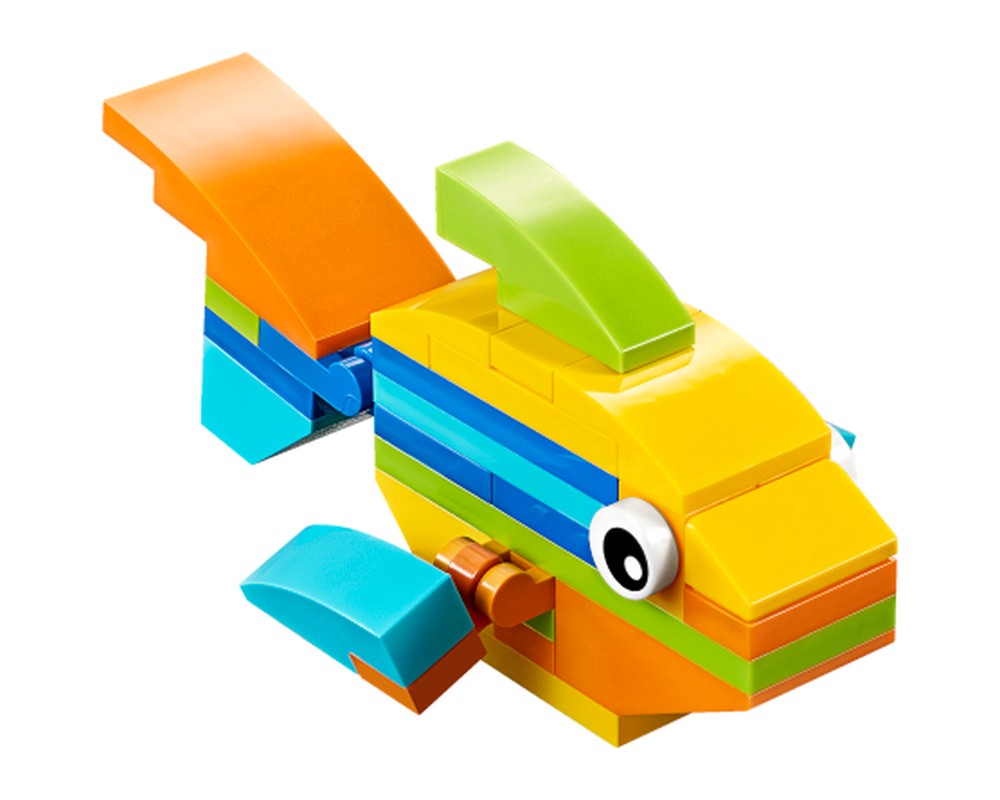 LEGO Set 40246-1 Rainbow Fish (2017 LEGO Brand Store > Monthly Mini ...