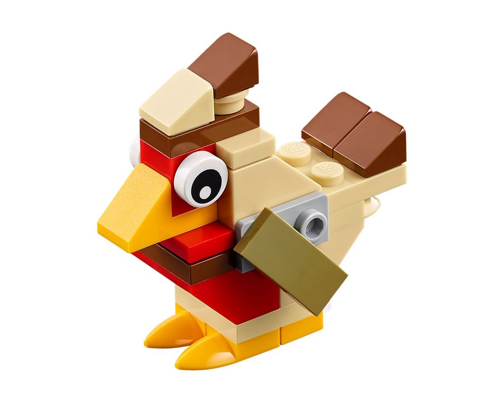 LEGO Set 40253-1-b16 Christmas Build-Up - Day 16: Chicken (2017 ...