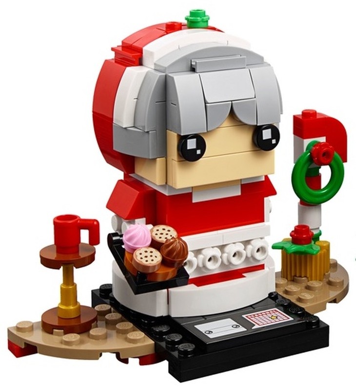 LEGO Set 40274-1-s1 Mrs. Claus (2018 Brickheadz) | Rebrickable - Build ...