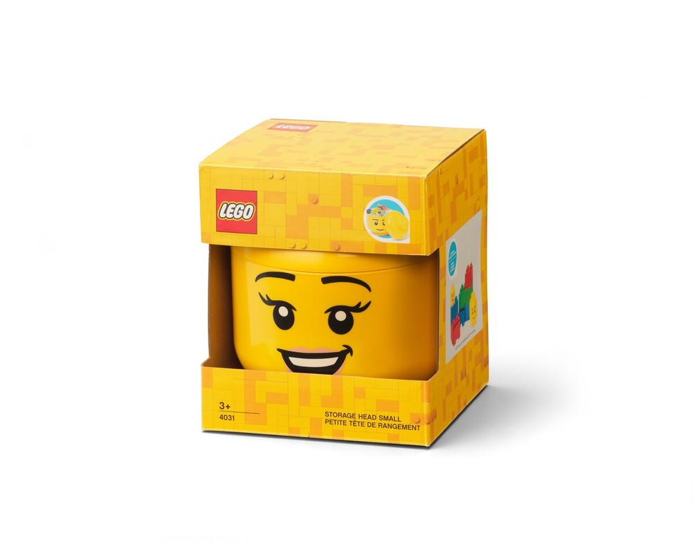 LEGO Set 40310801-1 Storage Head S (Happy Girl) (2020 Gear > Storage ...