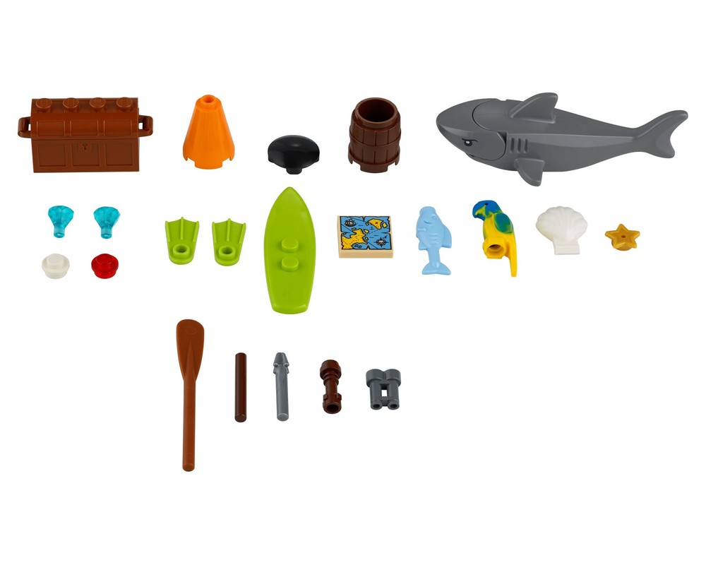 LEGO Set 40341-1 Sea Accessories (2019 Xtra) | Rebrickable - Build with ...