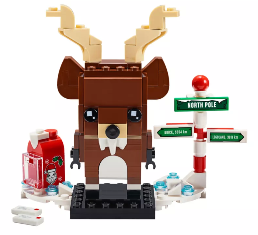 LEGO Set 40353-1-s3 Reindeer (2019 Brickheadz) | Rebrickable - Build ...
