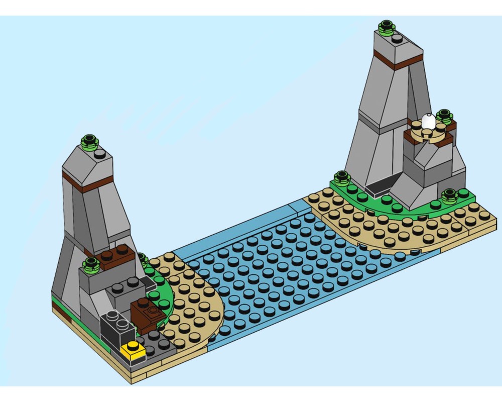 LEGO Set 40389-1-s1 Pirate Island (2018 Legoland Parks) | Rebrickable ...