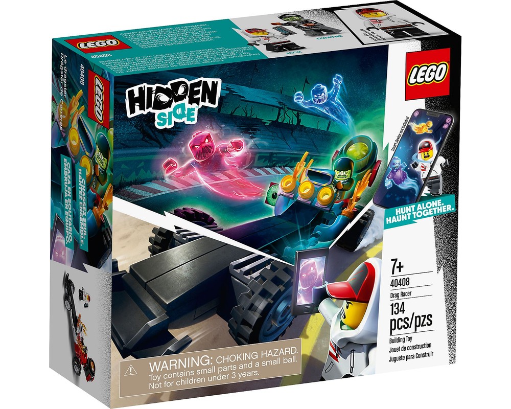 LEGO Set 40408-1 Drag Racer (2020 Hidden Side) | Rebrickable - Build ...
