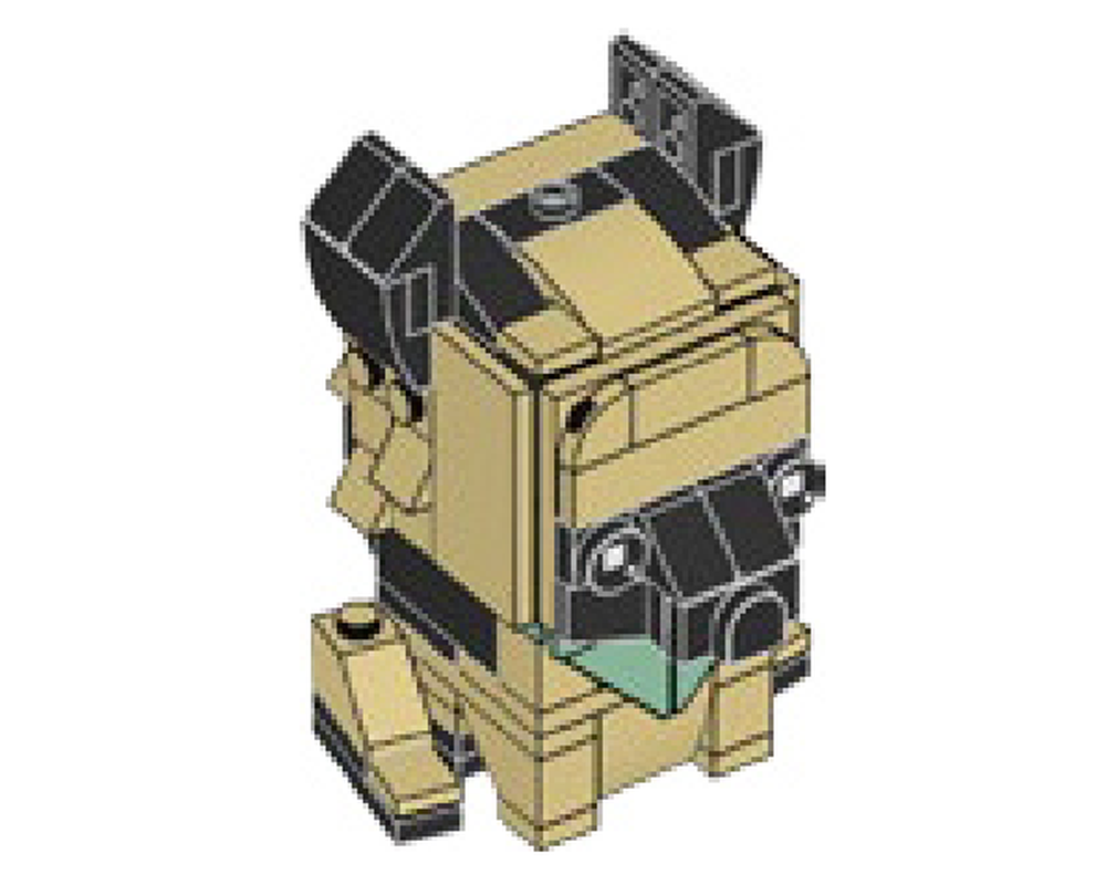 LEGO Set 40440-1-s1 German Shepherd (2021 Brickheadz) | Rebrickable ...