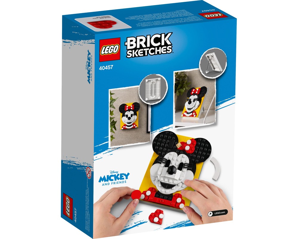 LEGO Set 40457-1 Minnie Mouse (2021 Brick Sketches) | Rebrickable ...