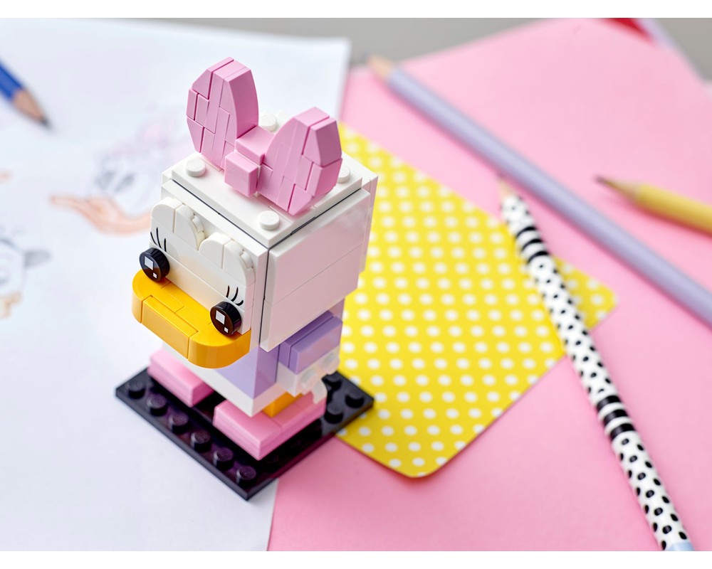 LEGO Set 40476-1 Daisy Duck (2021 Brickheadz) | Rebrickable - Build ...