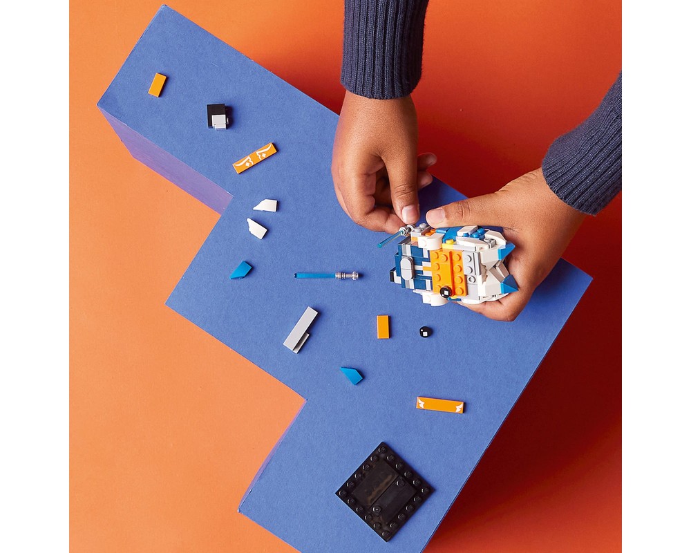 LEGO Set 40539-1 Ahsoka Tano (2022 Brickheadz) | Rebrickable - Build ...