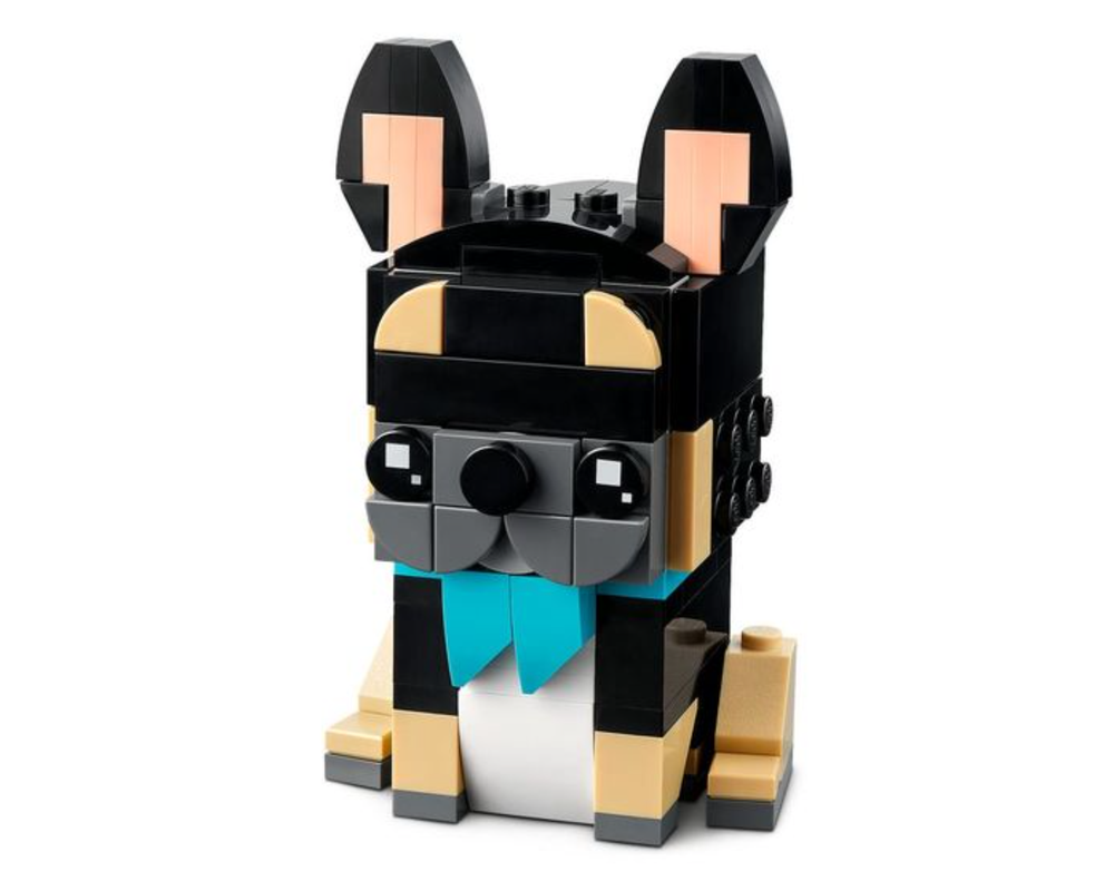 LEGO Set 40544-1-s1 French Bulldog (2022 Brickheadz) | Rebrickable ...