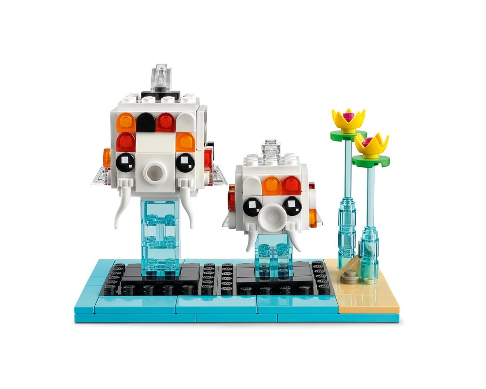 LEGO Set 40545-1 Koi Fish (2022 Brickheadz) | Rebrickable - Build with LEGO