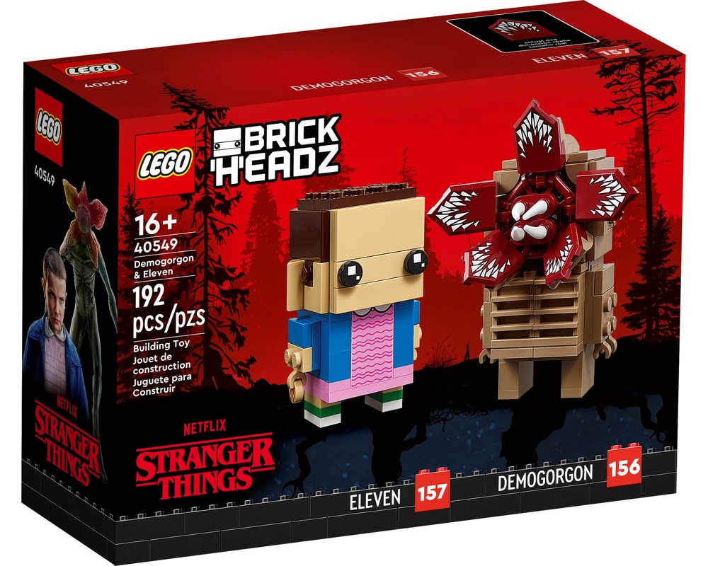 LEGO Set 40549-1 Demogorgon & Eleven (2022 Brickheadz) | Rebrickable ...