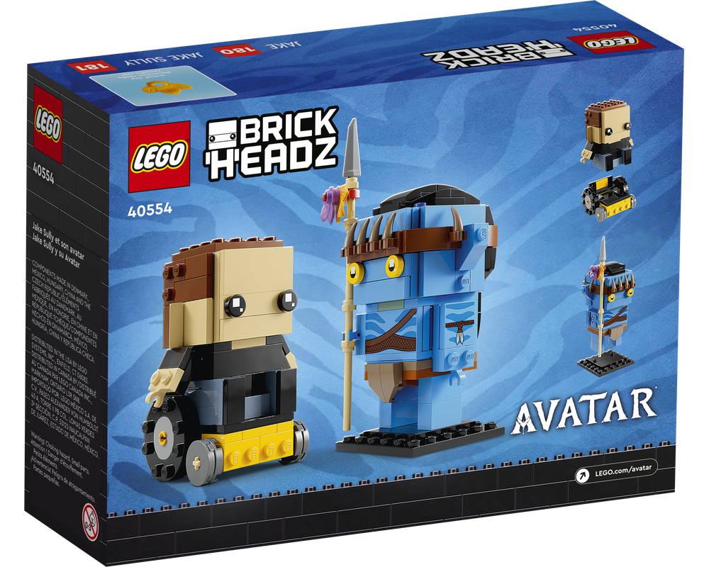 LEGO Set 40554-1 Jake Sully & his Avatar (2022 Brickheadz ...