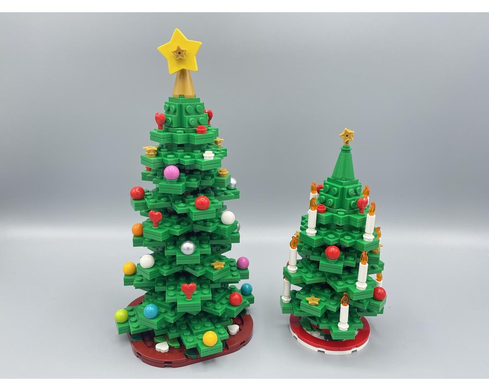 LEGO Set 40573-1-b2 Two Christmas Trees (2022 Seasonal > Christmas ...
