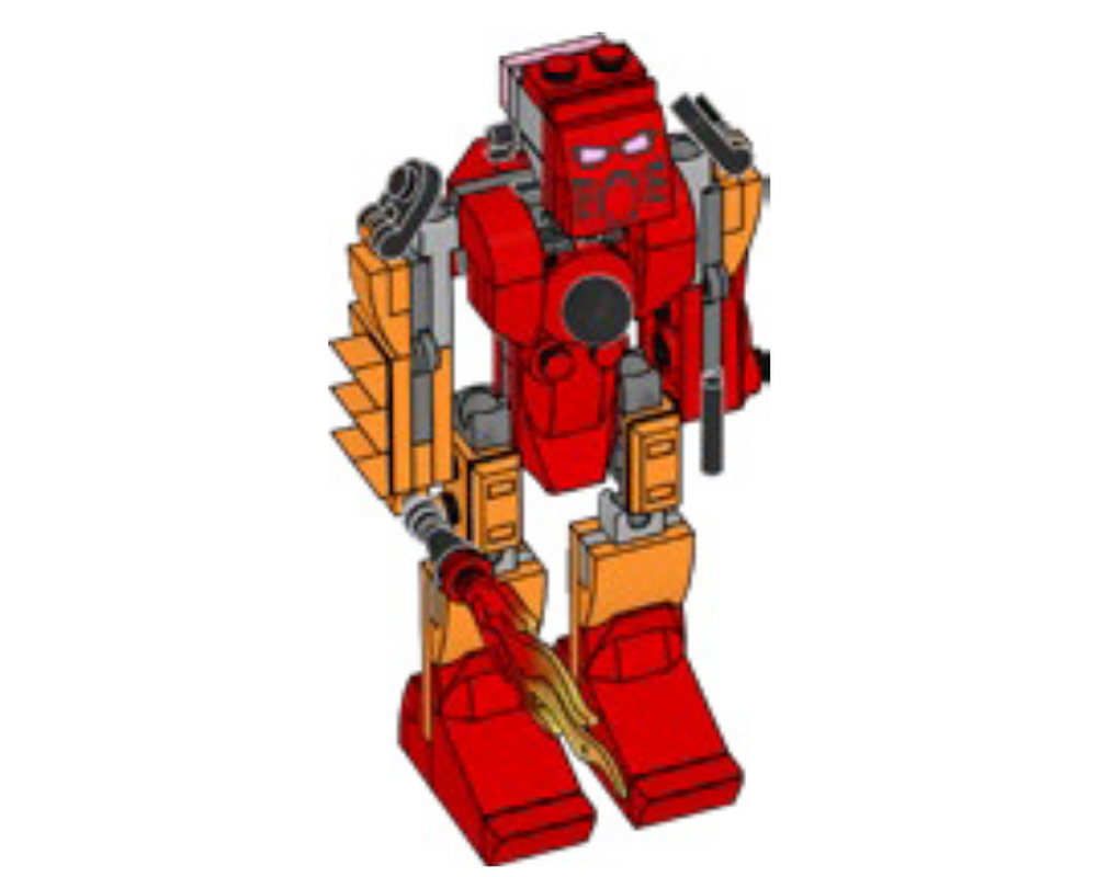 LEGO Set 40581-1-s2 Tahu (2023 Promotional) | Rebrickable - Build with LEGO
