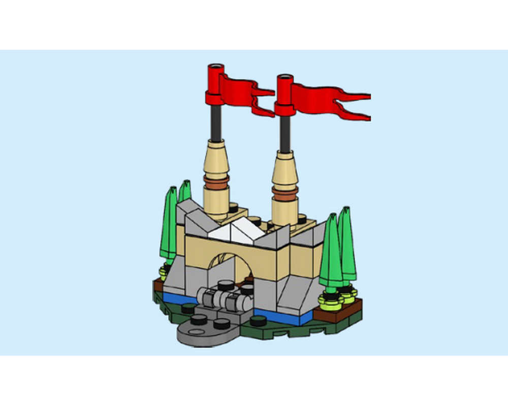 LEGO Set 40593-1-b3 Castle (2023 Promotional) | Rebrickable - Build ...