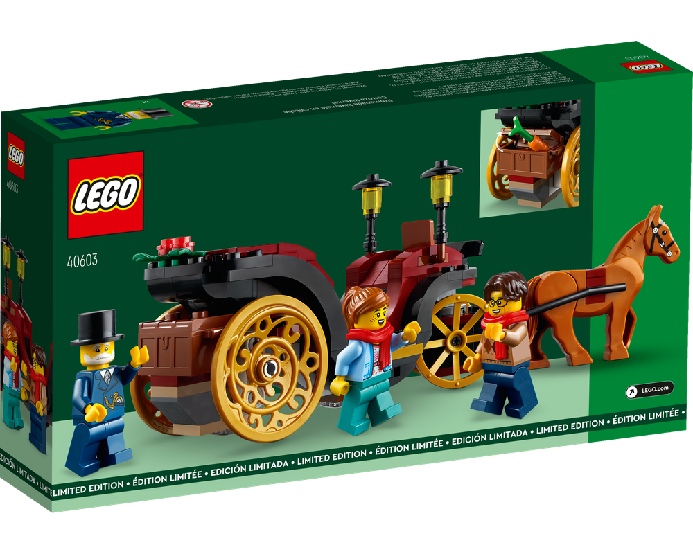 LEGO Set 40603-1 Wintertime Carriage Ride (2023 Seasonal > Christmas ...