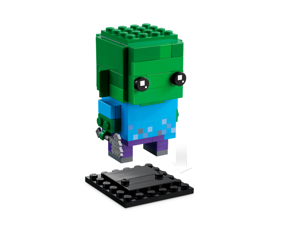 LEGO Set 40626-1 Zombie (2023 Brickheadz) | Rebrickable - Build with LEGO