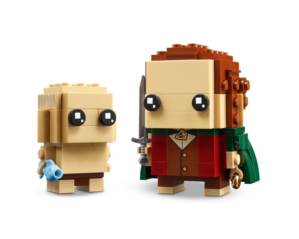 LEGO Set 40630-1 Frodo & Gollum (2023 Brickheadz) | Rebrickable - Build ...