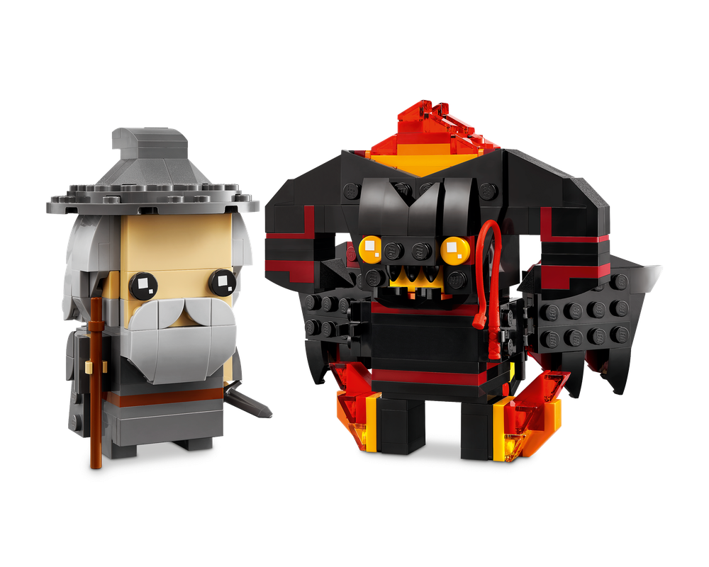 LEGO Set 40631-1 Gandalf the Grey and Balrog (2023 Brickheadz ...