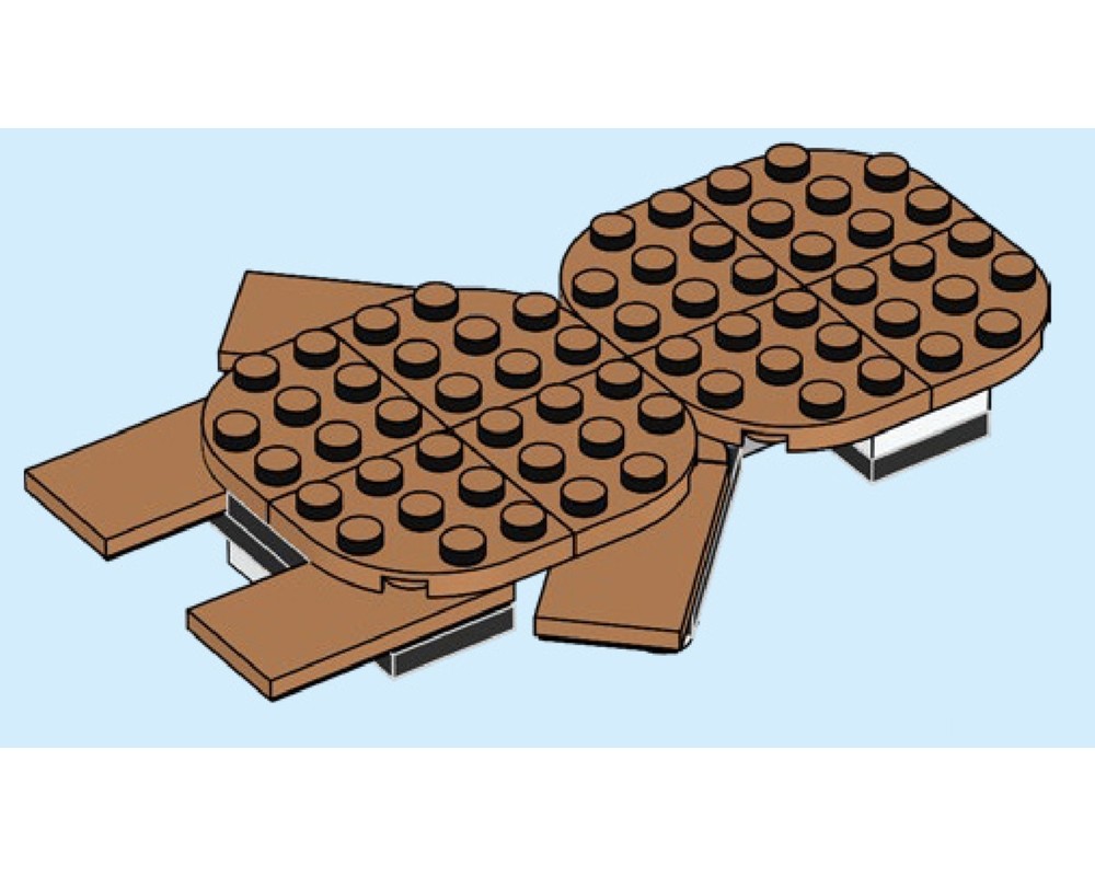 LEGO Set 40642-1-s1 Gingerbread Ornament [Plain] (2023 Seasonal ...