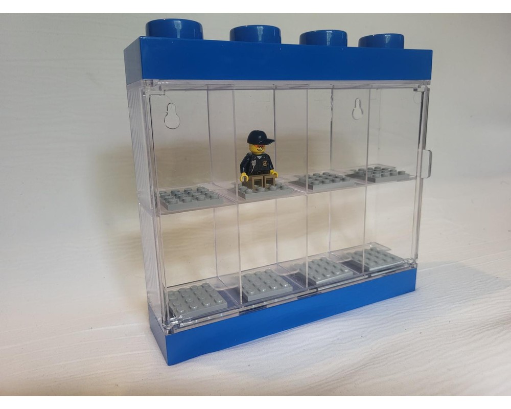 LEGO Set 40650005-2 Minifigure Display Case 8 (Blue) (2017 Gear ...