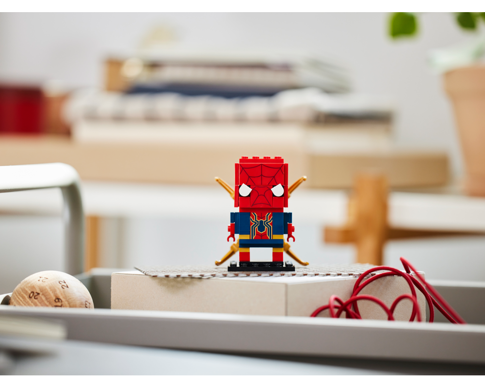 LEGO Set 40670-1 Iron Spider-Man (2024 Brickheadz) | Rebrickable ...