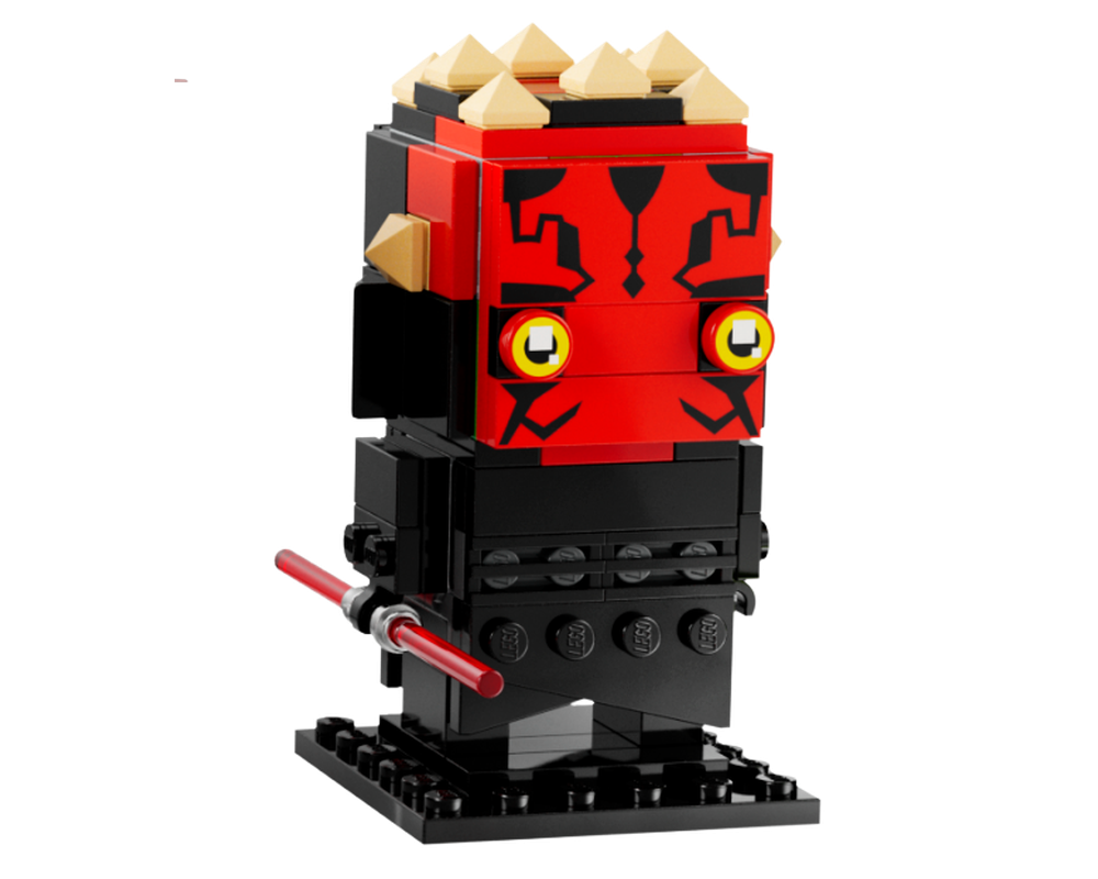 LEGO Set 40676-1-s6 Darth Maul (2024 Brickheadz) | Rebrickable - Build ...