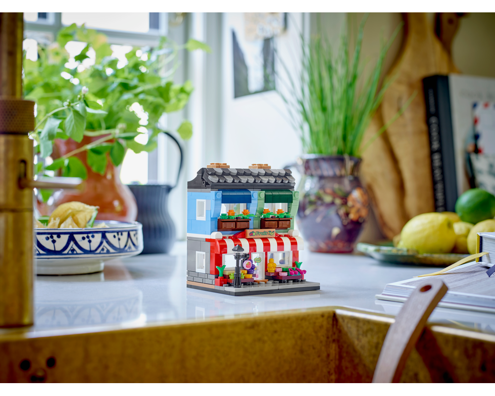 LEGO Set 40684-1 Fruit Store (2024 Promotional) | Rebrickable - Build ...