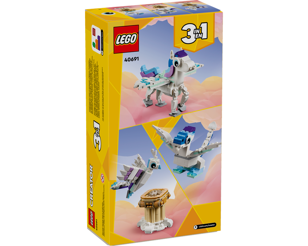 LEGO Set 40691-1 Mythical Pegasus (2024 Creator > Creator 3-in-1 ...