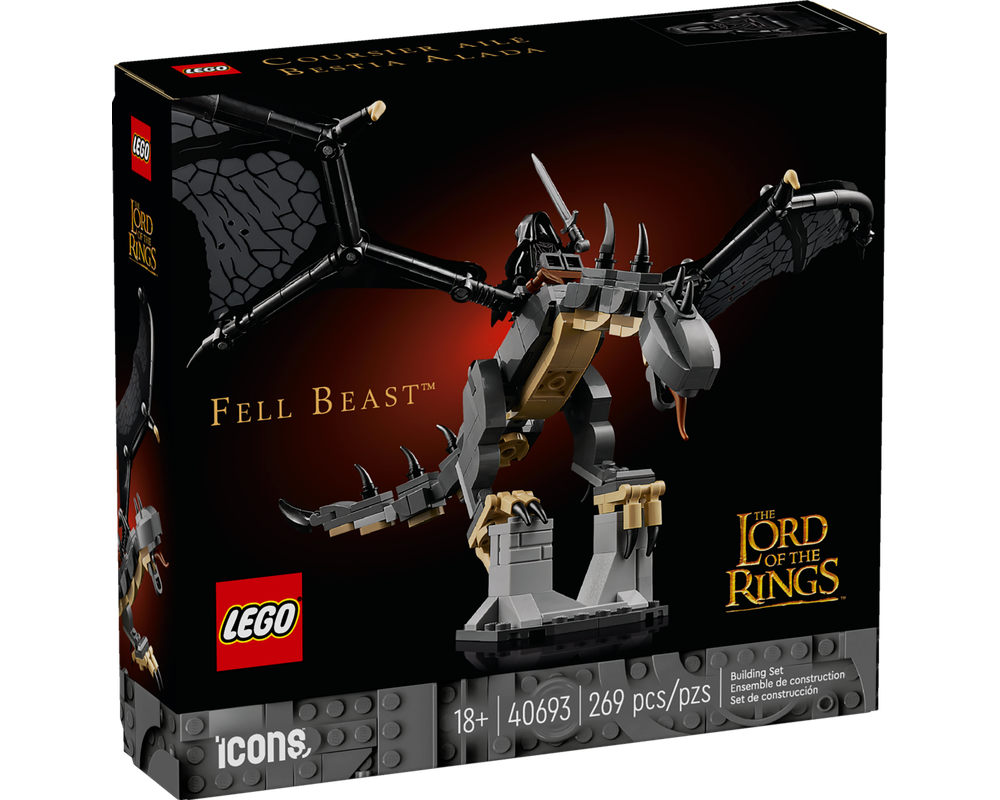 LEGO Set 40693-1 Fell Beast (2024 Icons) | Rebrickable - Build with LEGO