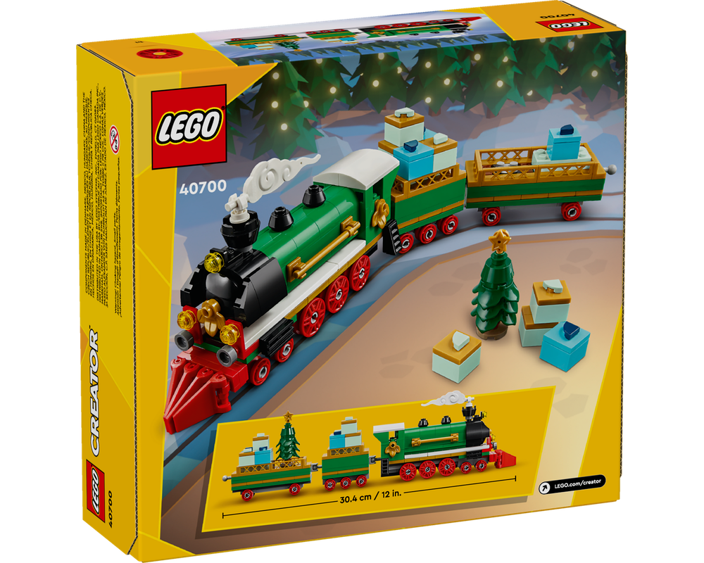 LEGO Set 40700-1 Winter Holiday Train (2024 Seasonal > Christmas ...