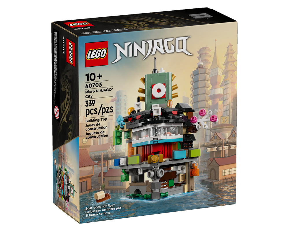 LEGO Set 40703-1 Micro NINJAGO City (2024 Ninjago) | Rebrickable ...