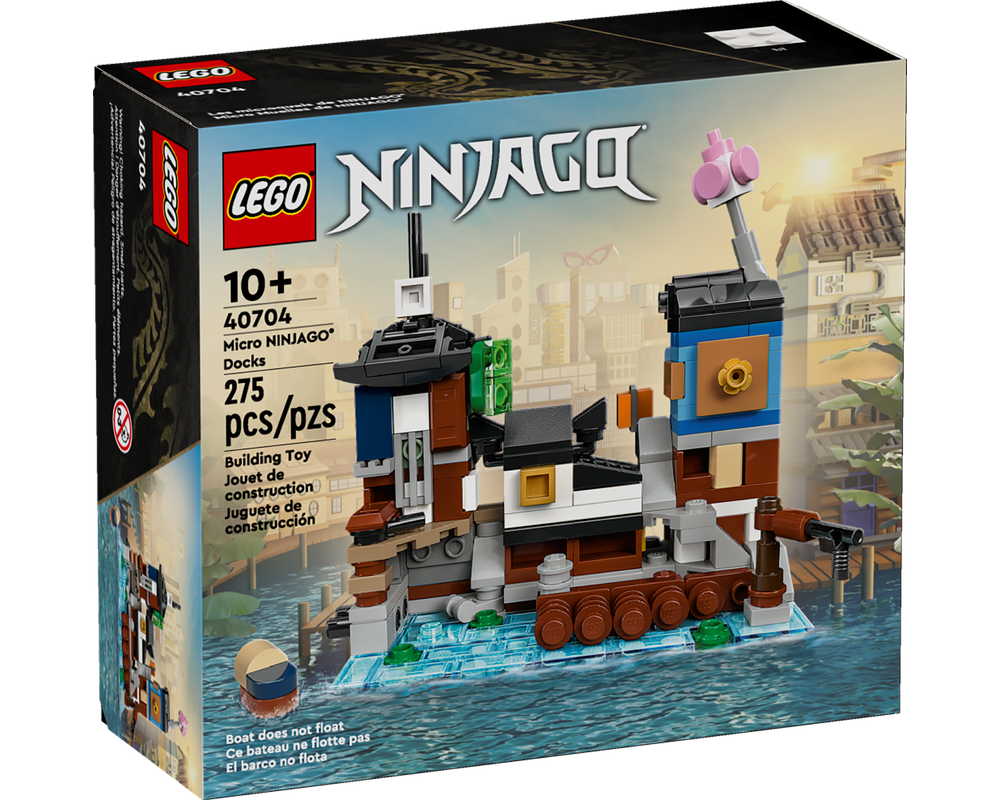 LEGO Set 40704-1 Micro NINJAGO Docks (2024 Ninjago) | Rebrickable ...