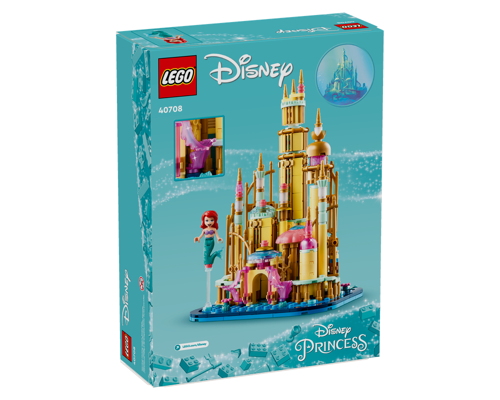 LEGO Set 40708-1 Mini Disney Ariel's Castle (2024 Disney > Disney ...