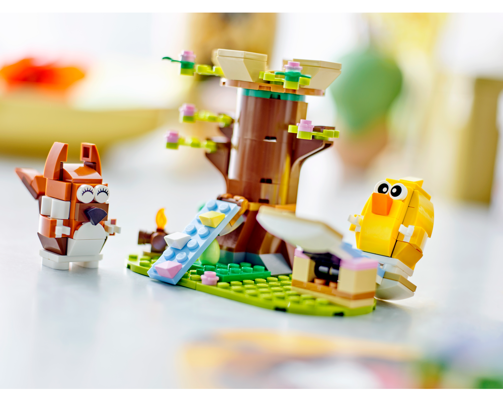 LEGO Set 40709-1 Spring Animal Playground (2024 Other) | Rebrickable ...