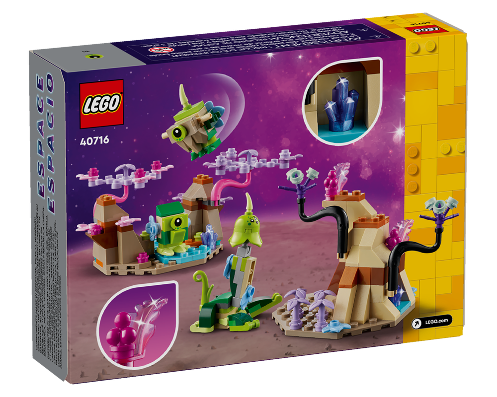 LEGO Set 40716-1 Alien Planet Habitat (2024 Other) | Rebrickable ...