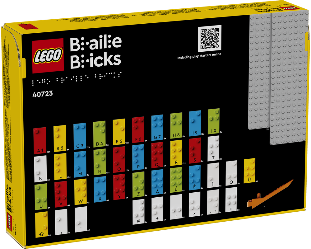 LEGO Set 40723-1 Play with Braille - Italian Alphabet (2024 Other ...
