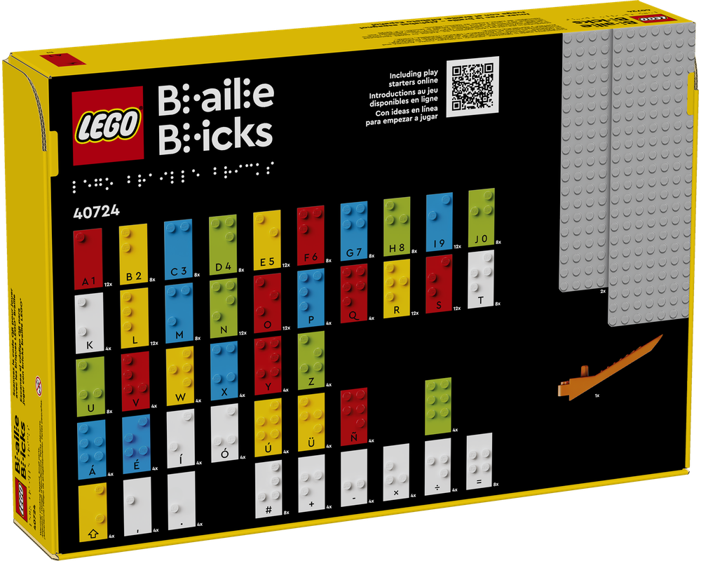 LEGO Set 40724-1 Play with Braille - Spanish Alphabet (2024 Other ...