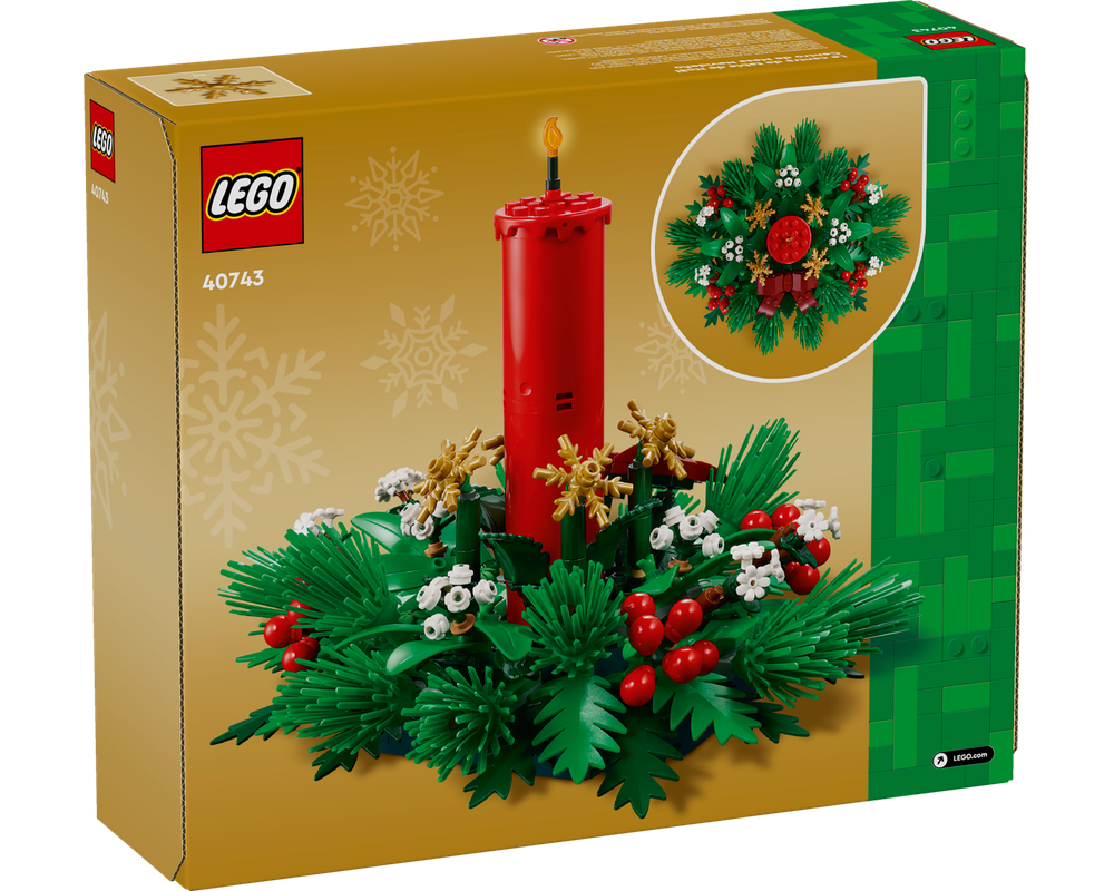 LEGO Set 40743-1 Christmas Table Decoration (2024 Seasonal > Christmas ...
