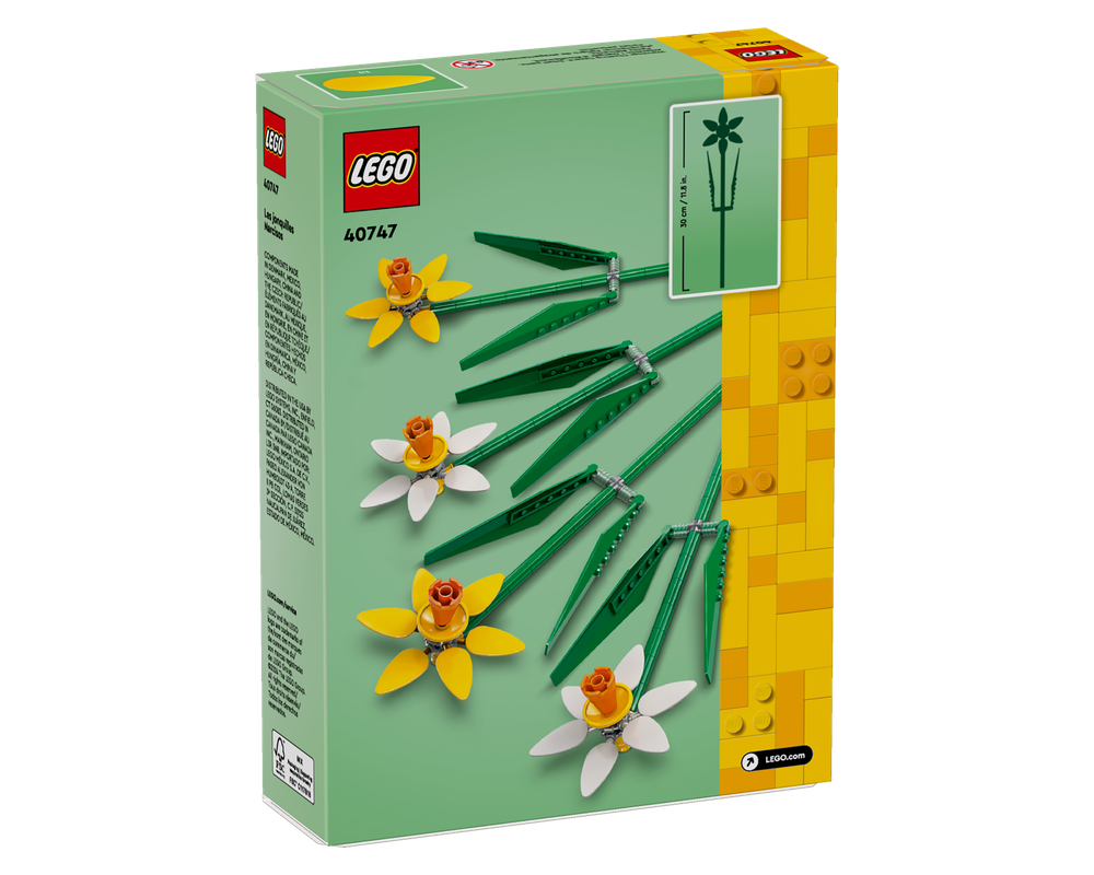 LEGO Set 40747-1 Daffodils (2024 Creator) | Rebrickable - Build with LEGO