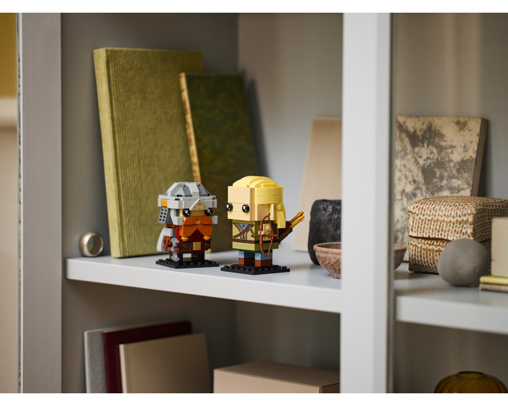 LEGO Set 40751-1 Legolas & Gimli (2024 Brickheadz) | Rebrickable ...